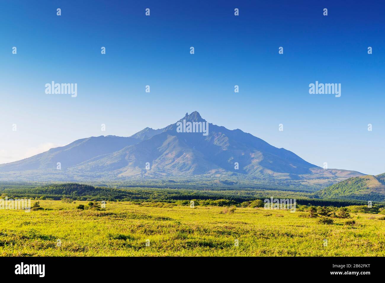 Japan, Hokkaido, Rishiri Island, Rishiri san mountain Stock Photo - Alamy