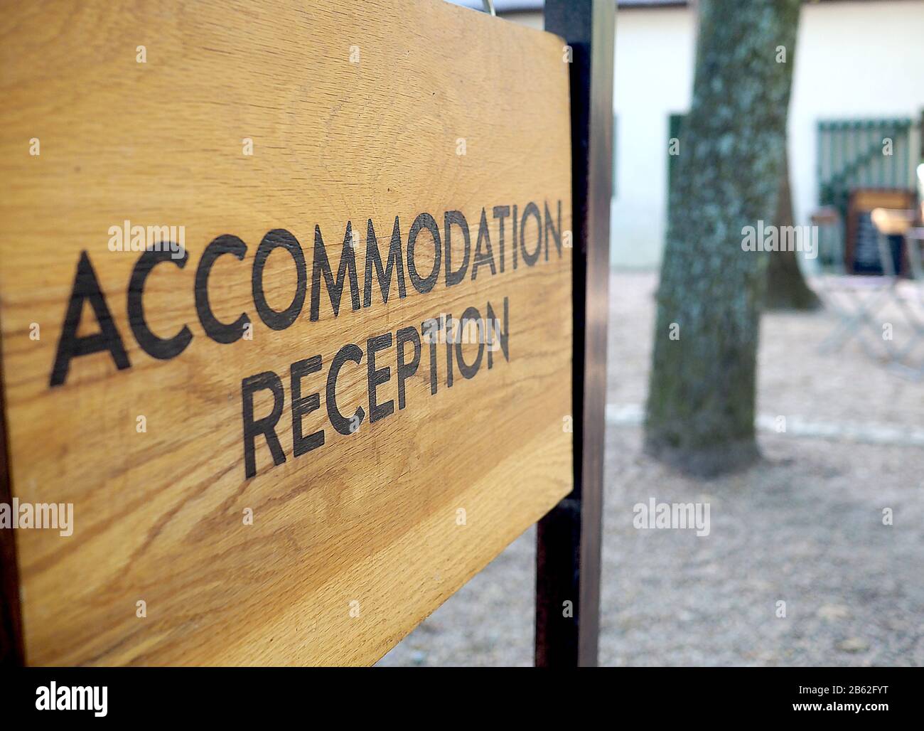 Old hotel reception in wood hi-res stock photography and images - Alamy