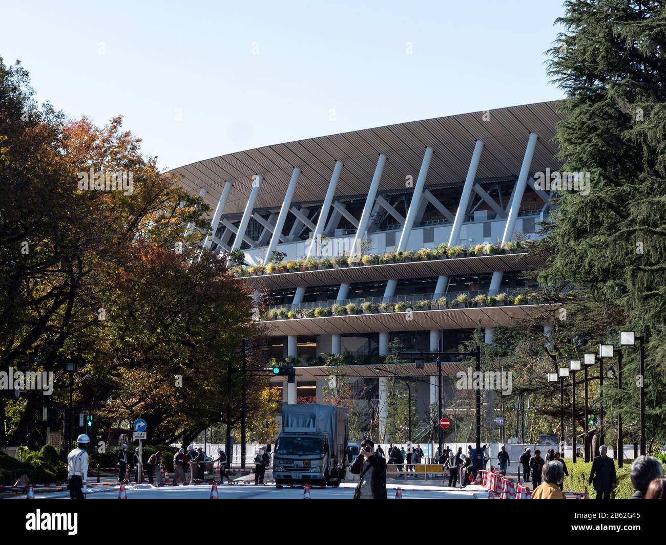 29 11 2019 - Tokyo, Japan: Japan's new national stadium built in ...