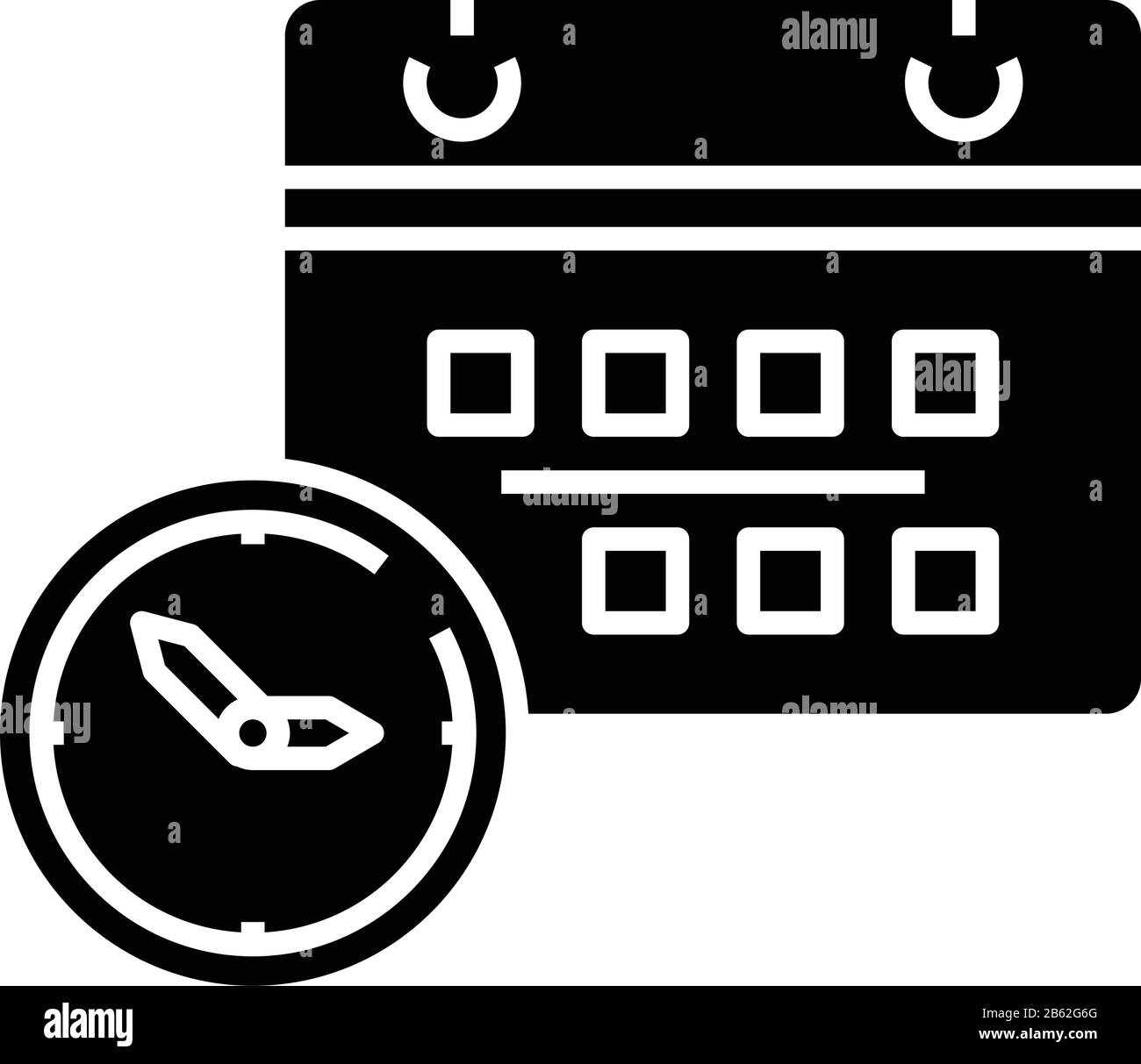 Work schedule line icon, concept sign, outline vector illustration ...