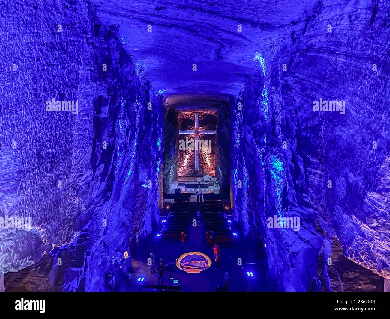 Salt Cathedral of Zipaquira in Colombia Stock Photo - Alamy