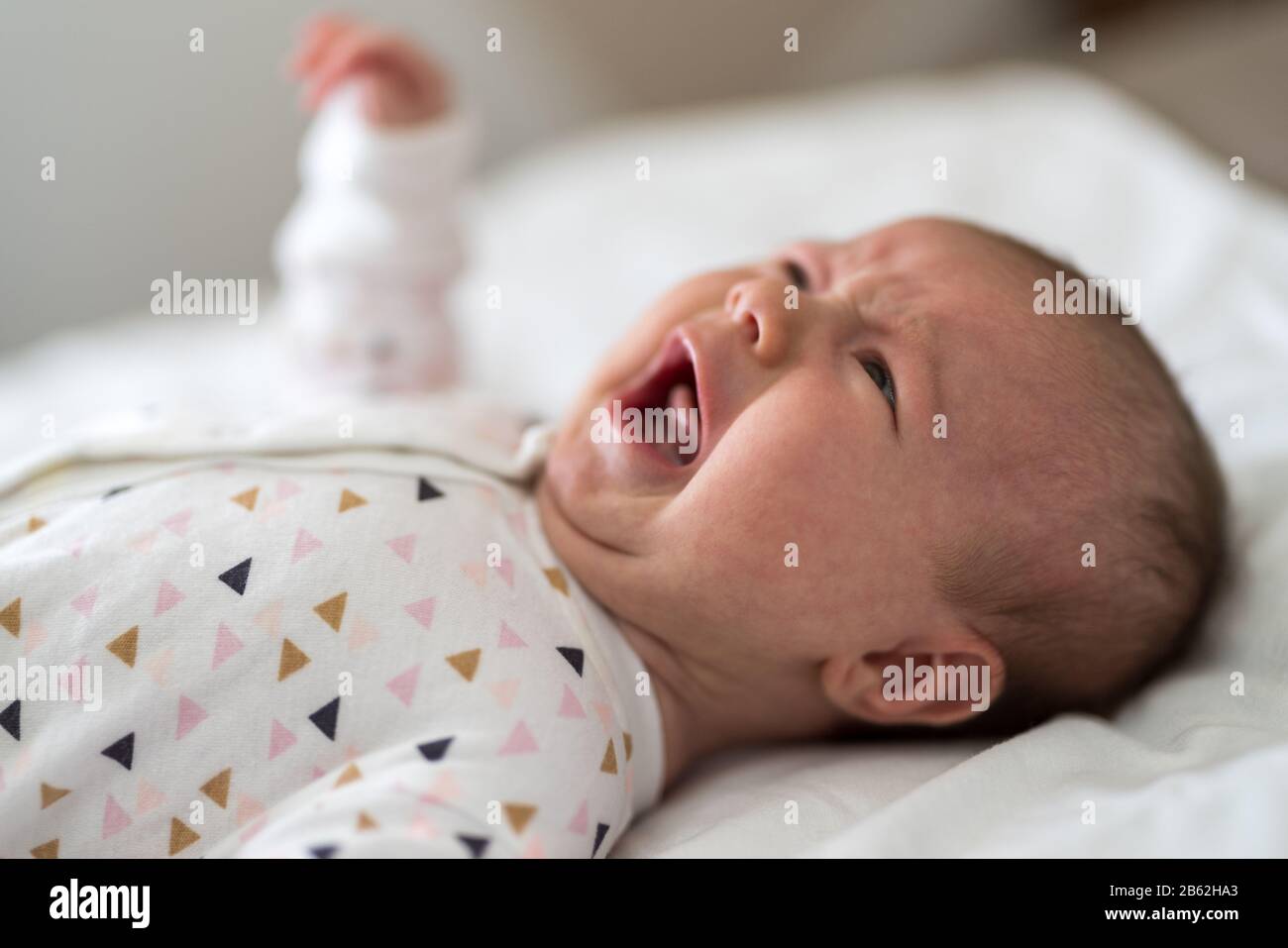 Close up crying baby hi-res stock photography and images - Alamy