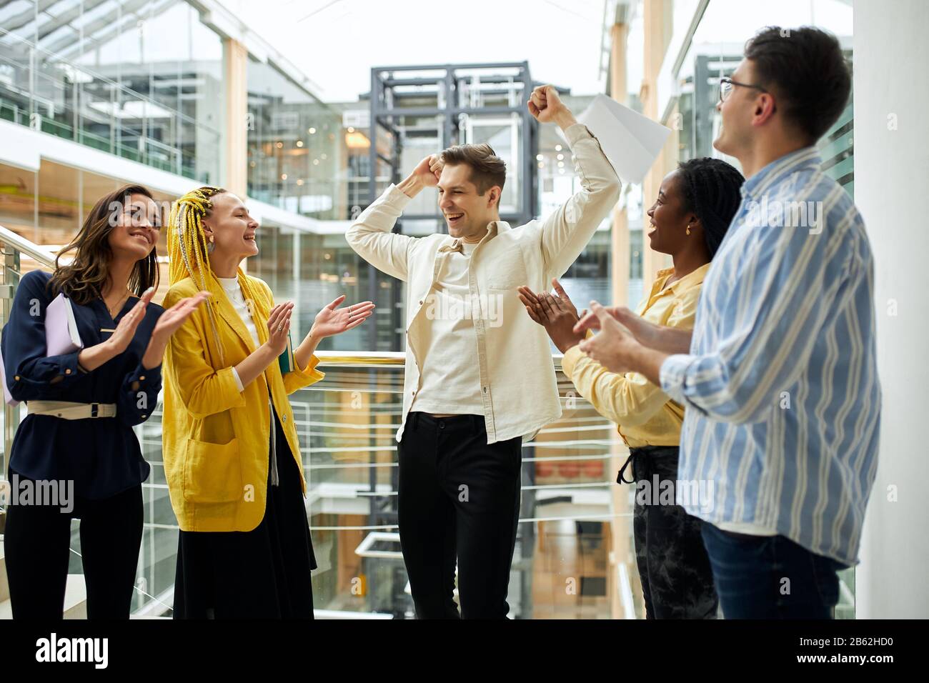 young ambitious people have built successful business in highly ...