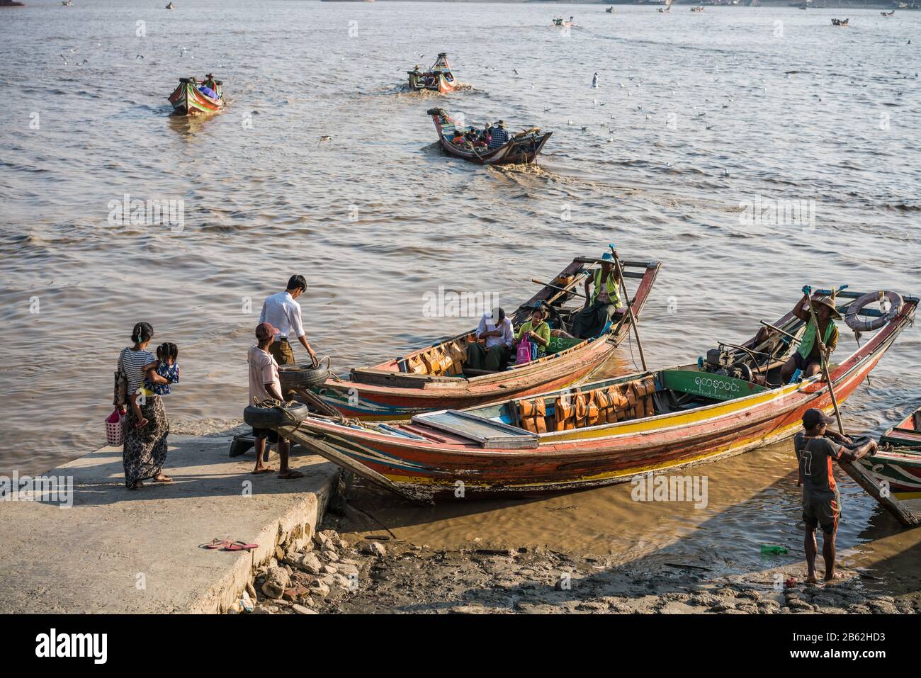 Yangon river delta hi-res stock photography and images - Alamy
