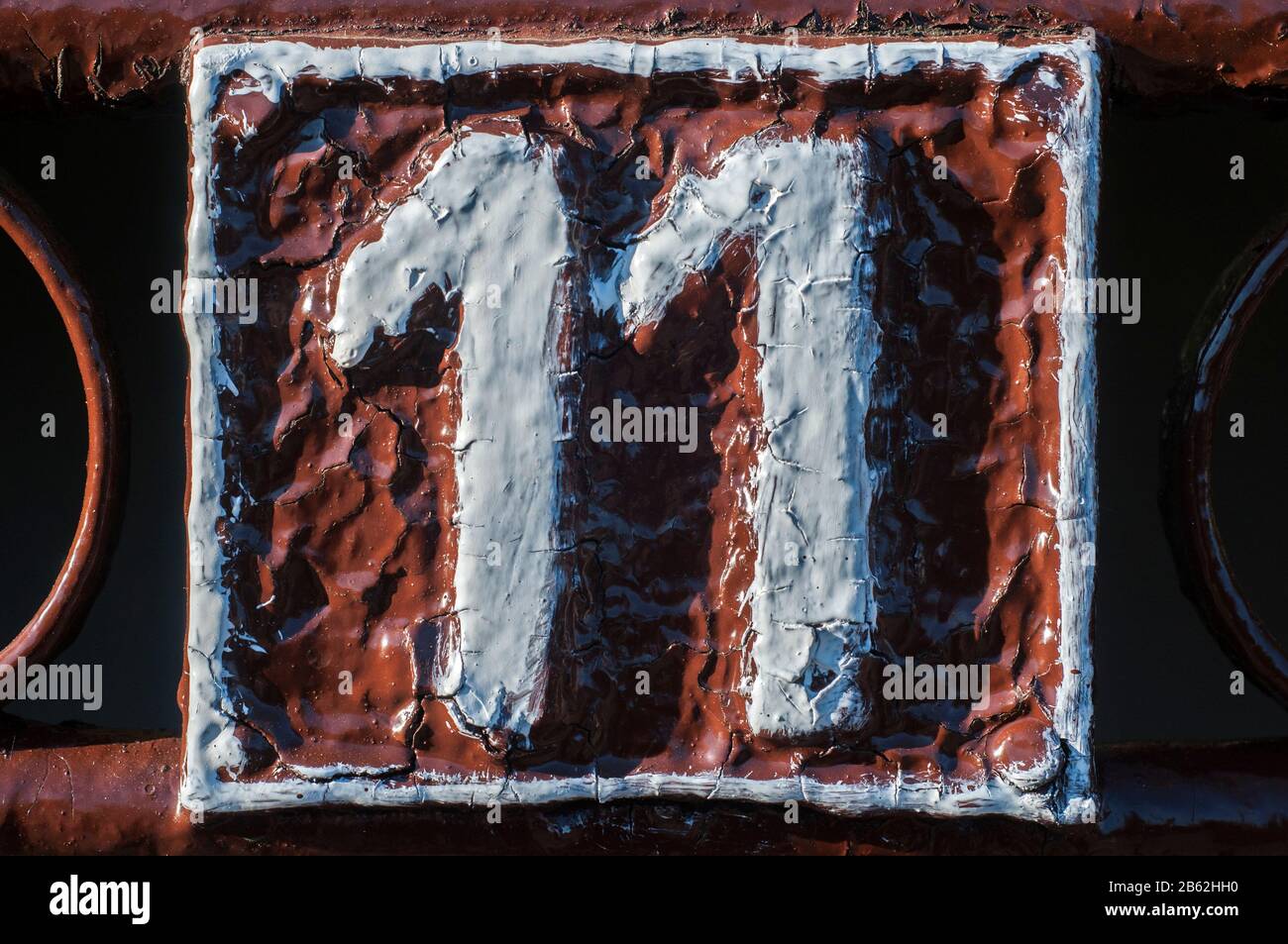 House number 11 sign hi-res stock photography and images - Alamy
