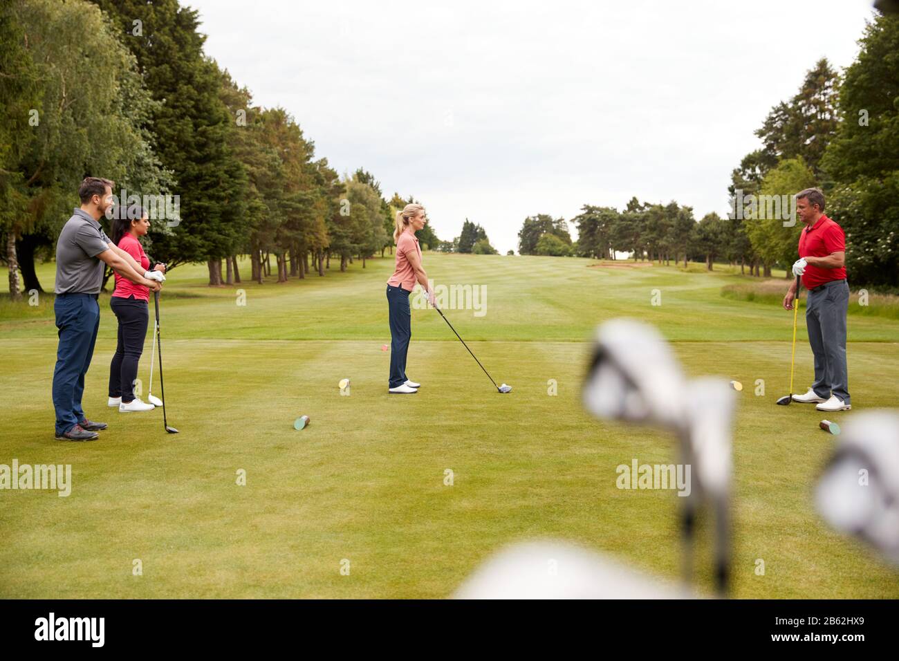 Golf lesson hi-res stock photography and images - Alamy