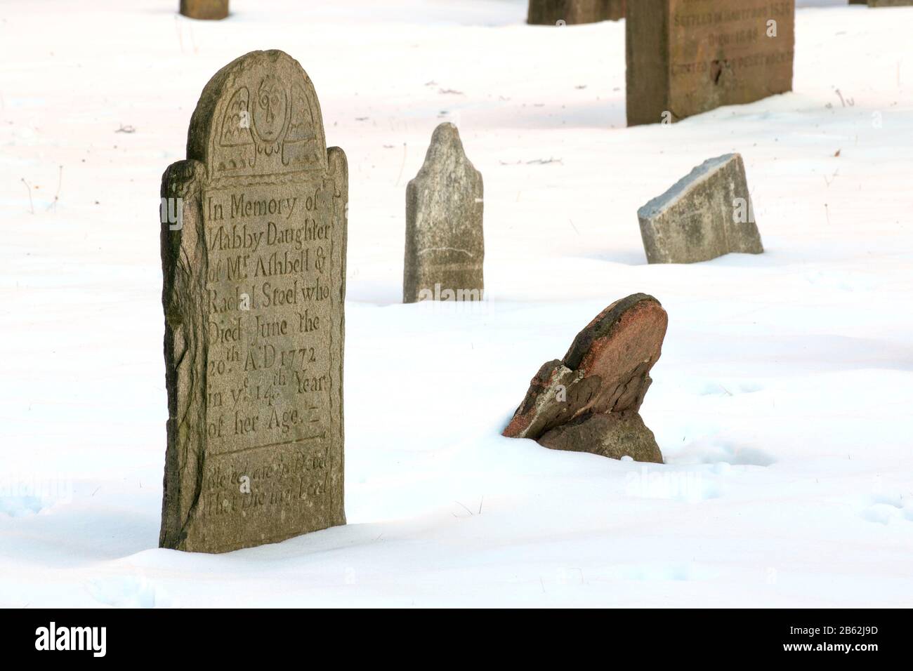 Ancient burying ground connecticut hi-res stock photography and images ...