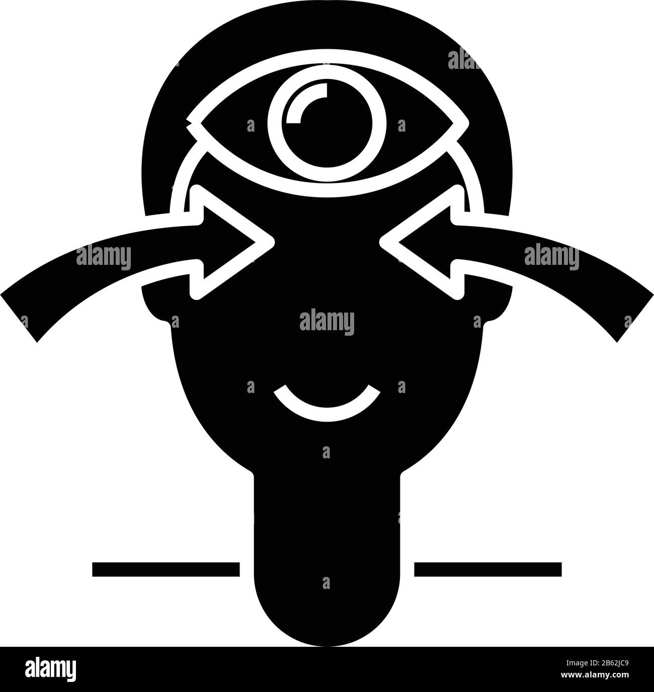 Eye View Angle Symbol