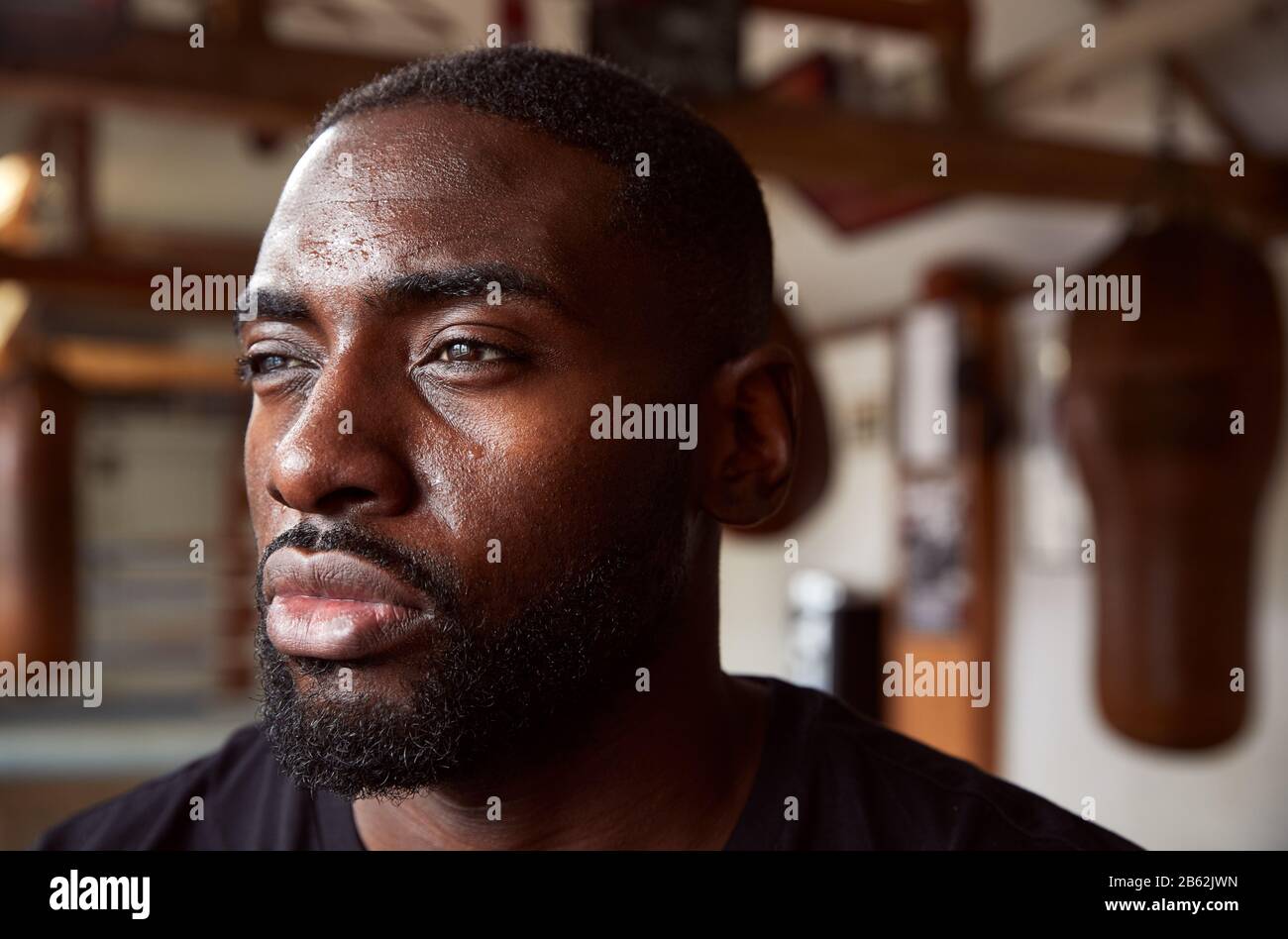 Male_sweating hi-res stock photography and images - Alamy