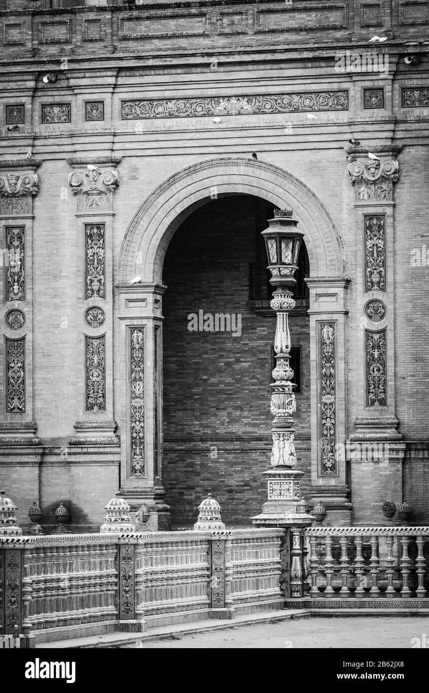 close up view of the historical streets of the spanish cities ...