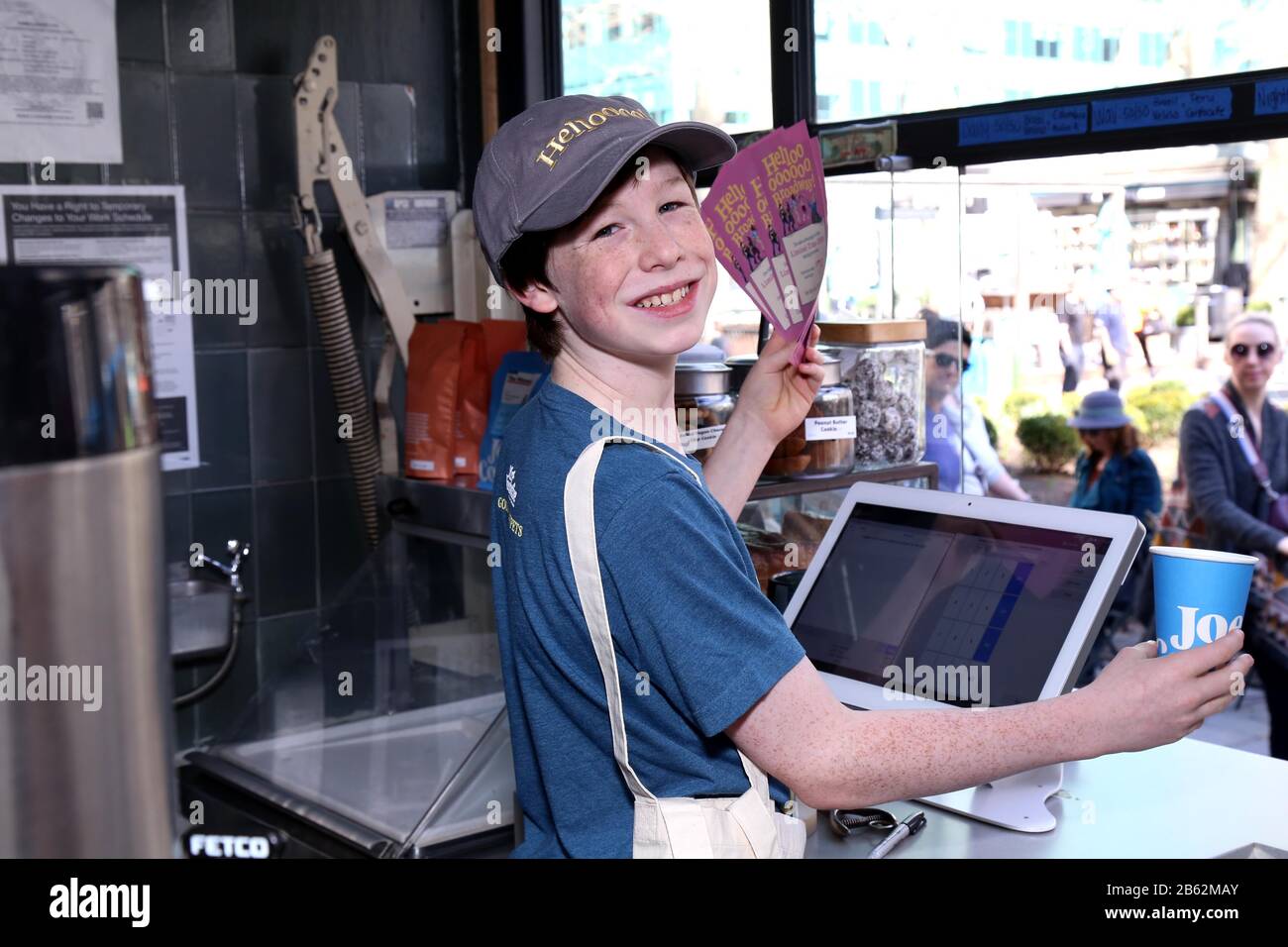 New York, NY, USA. 9th Mar, 2020. Jake Ryan Flynn from the cast of the ...