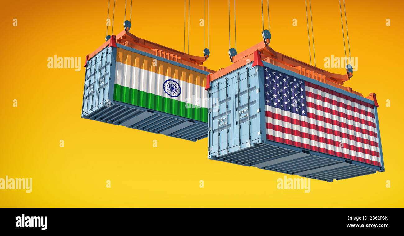 India port containers hi-res stock photography and images - Alamy