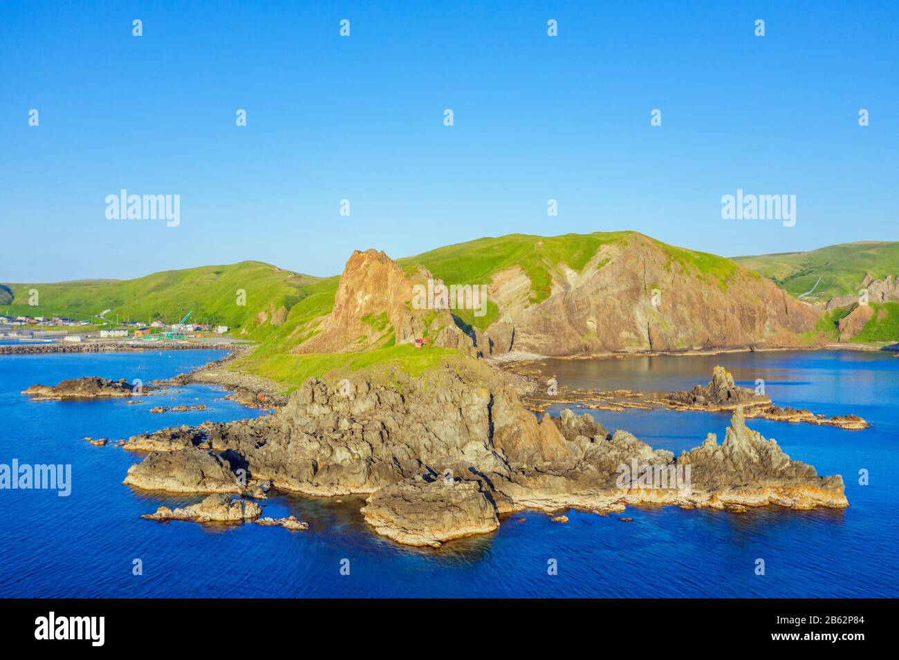 Japan, Hokkaido, Rebun island, coastal scenery Stock Photo - Alamy