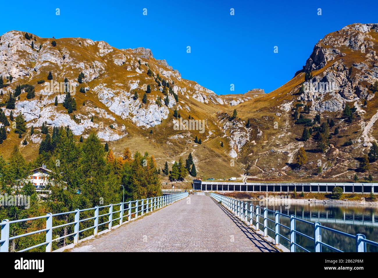Lago Fedaia (Fedaia Lake), Fassa Valley, Trentino Alto Adige, an ...