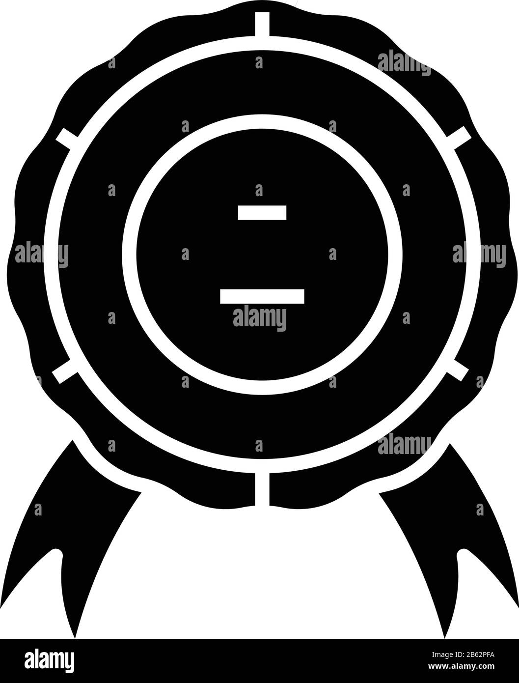 Valuable sign black icon, concept illustration, vector flat symbol ...