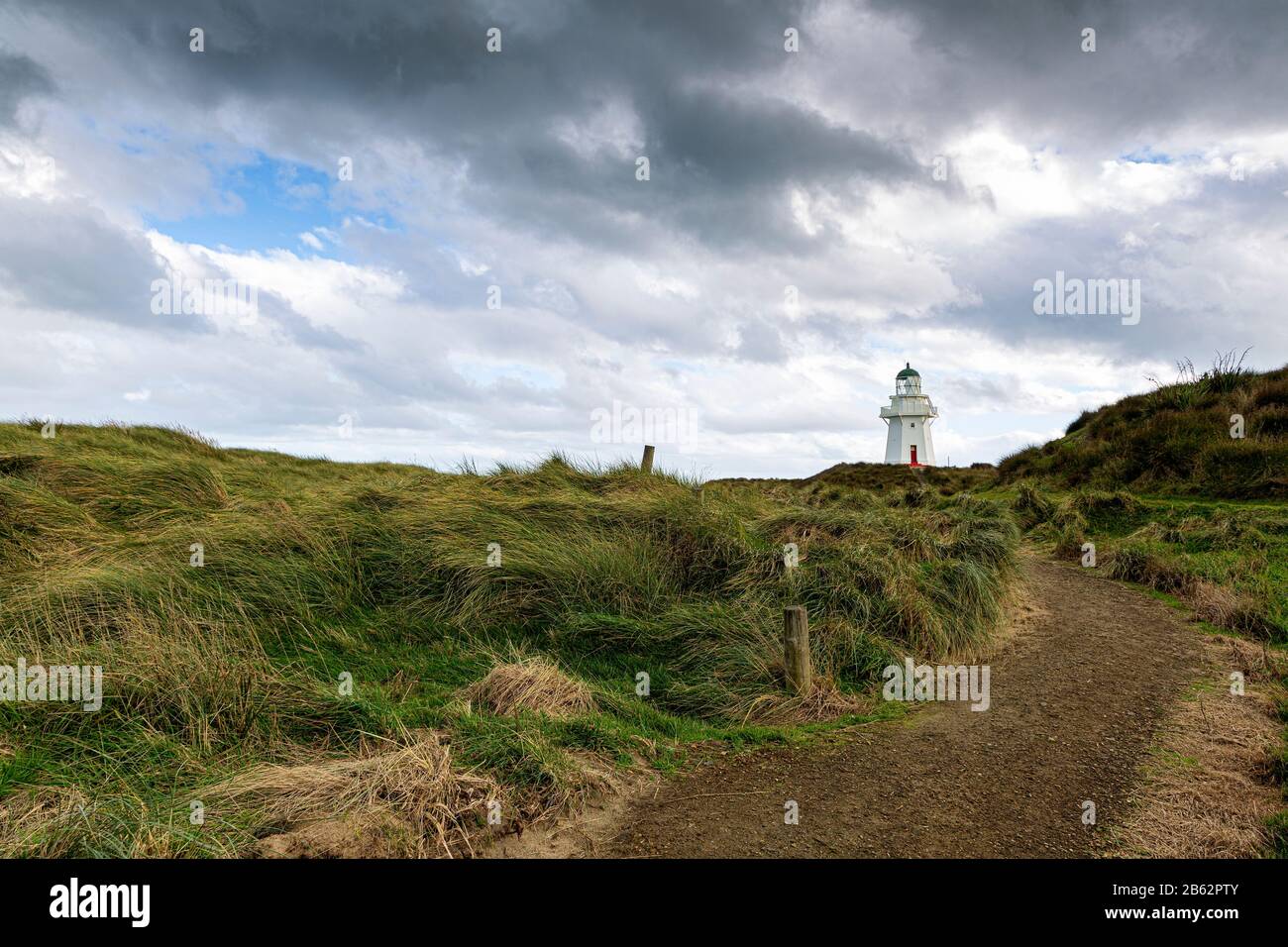 Waipapa Point Lighthouse, South Island, New Zealand Stock Photo - Alamy