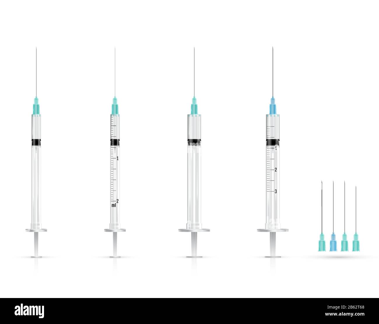 Injection needles Stock Vector Images - Alamy