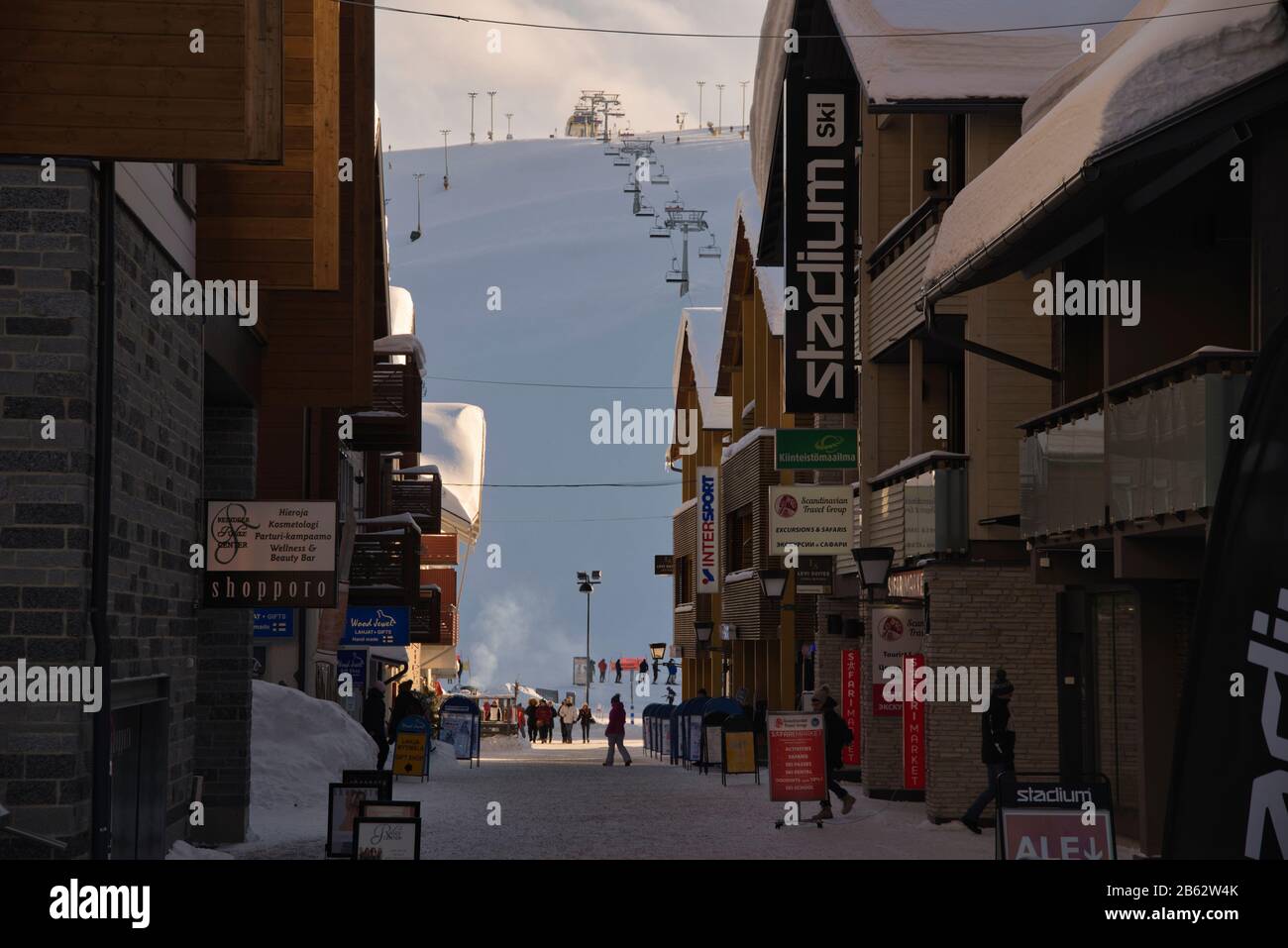 Lapland finland village of levi hi-res stock photography and images - Alamy