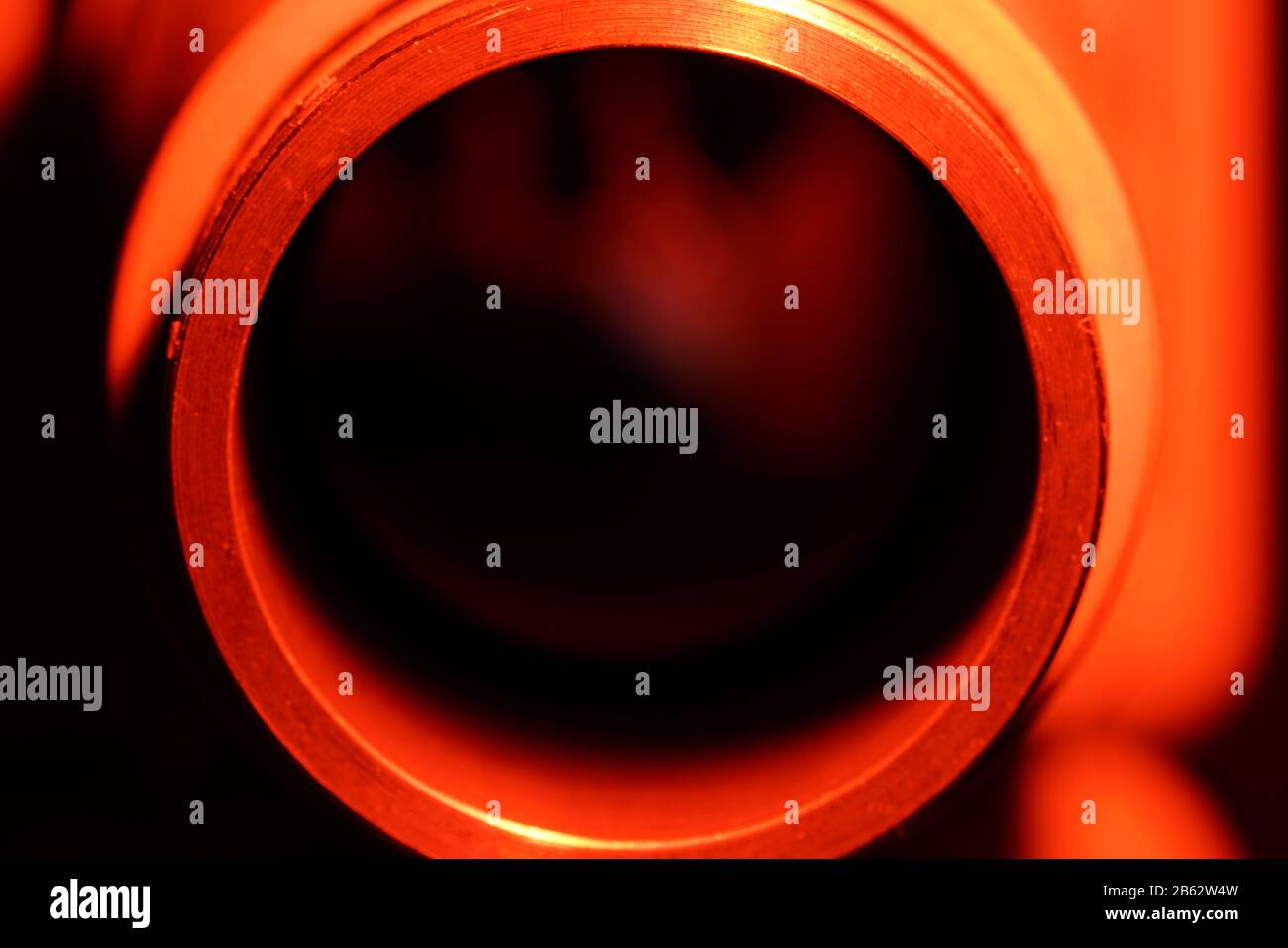 Old slide projector with slide frame photographed in the studio with ...