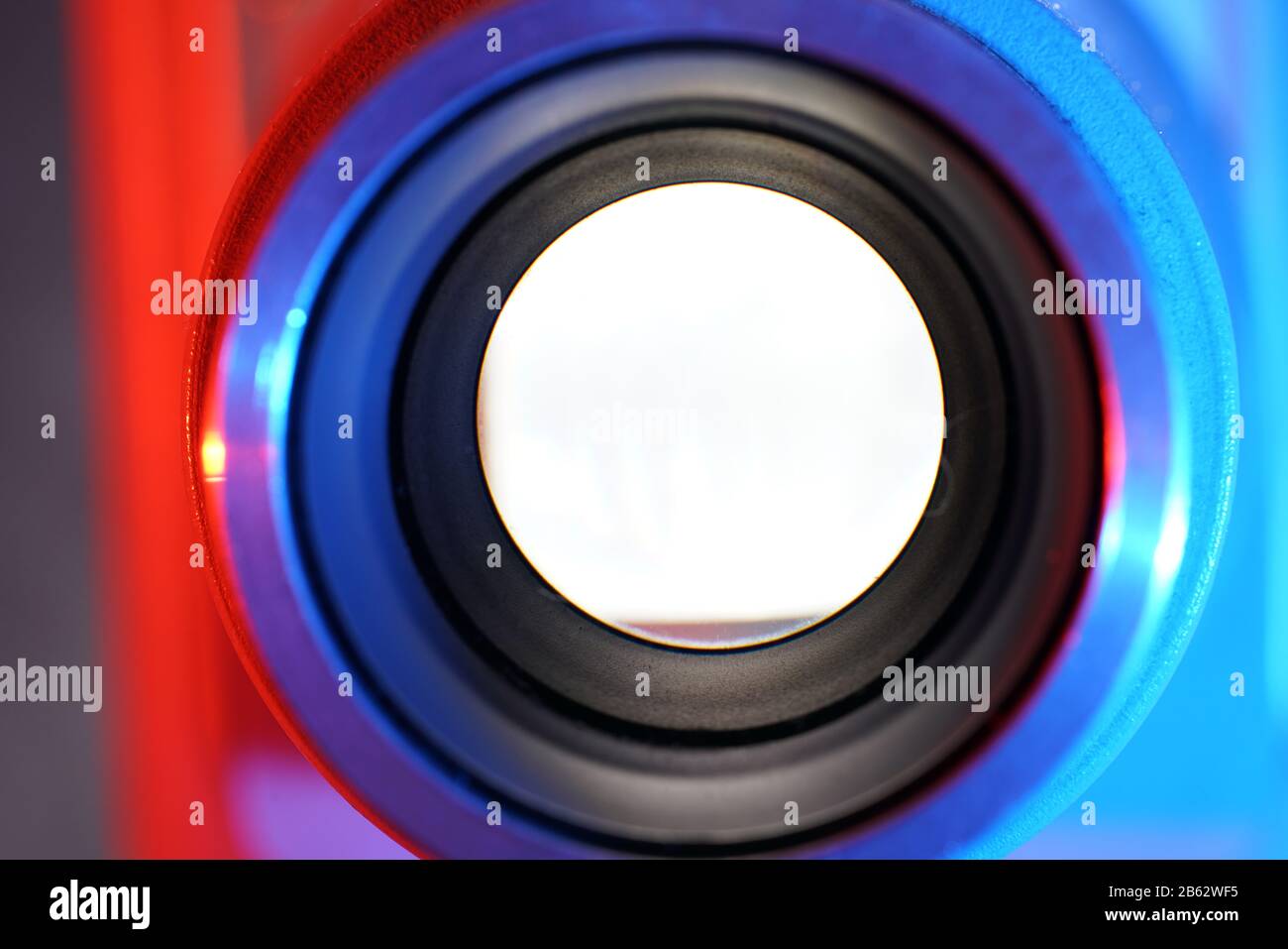Old slide projector with slide frame photographed in the studio with ...
