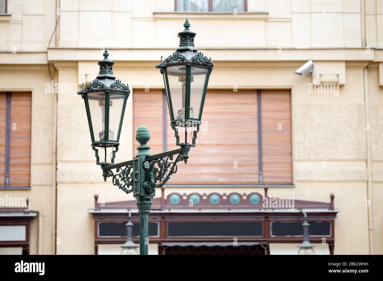 retro old street lamp for decoration Stock Photo - Alamy