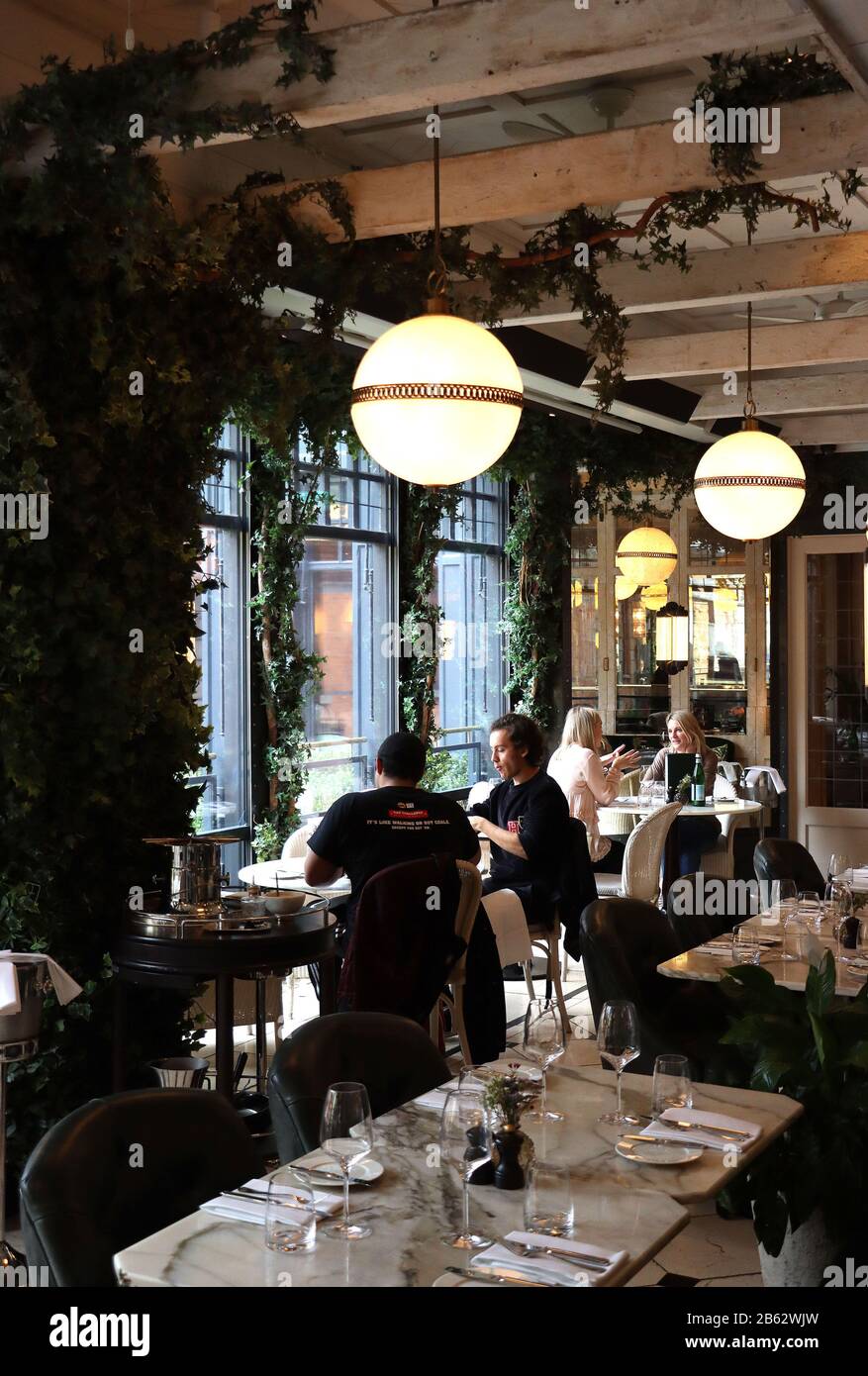 The Wilde restaurant at Westbury Hotel,Dublin Stock Photo - Alamy
