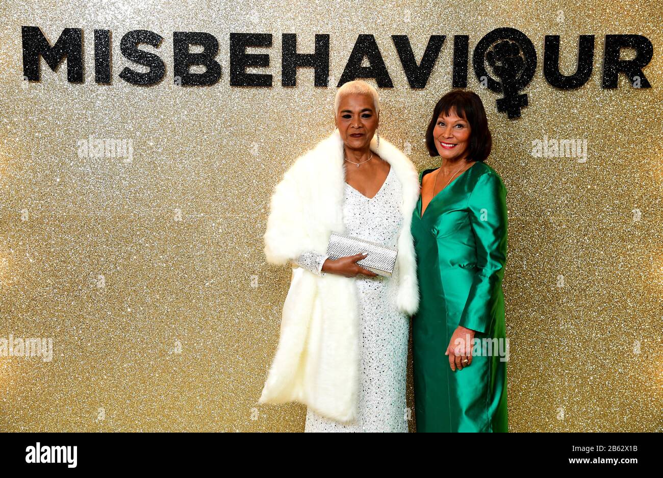 Pearl Jansen (left) and Jennifer Hosten attending the Misbehaviour ...