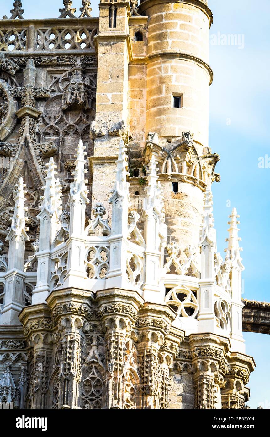close up view of the historical streets of the spanish cities ...
