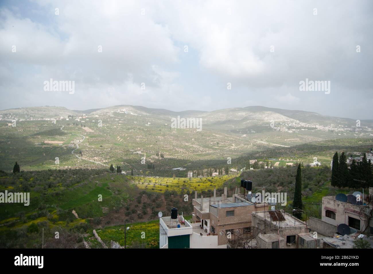 Sebastia ancient israel excavation on palestinian territory Stock Photo ...