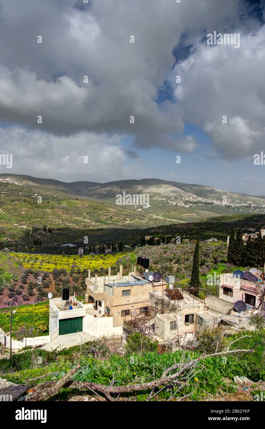 Sebastia ancient israel excavation on palestinian territory Stock Photo ...