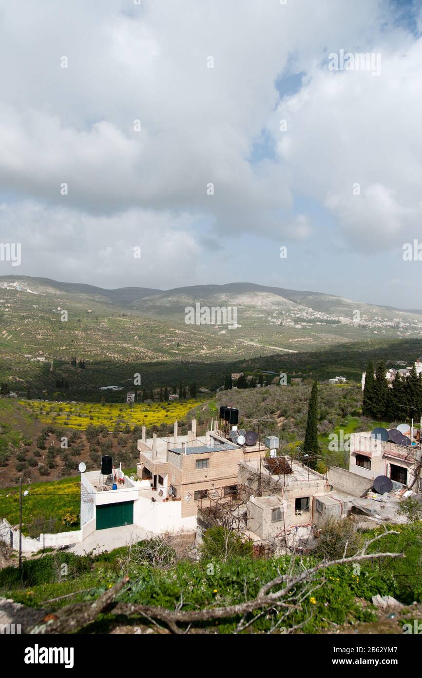 Sebastia ancient israel excavation on palestinian territory Stock Photo ...
