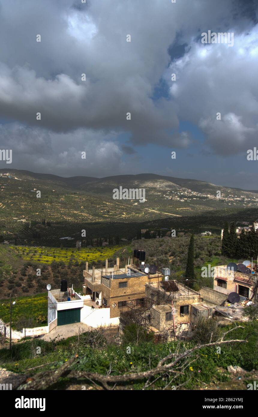 Sebastia ancient israel excavation on palestinian territory Stock Photo ...