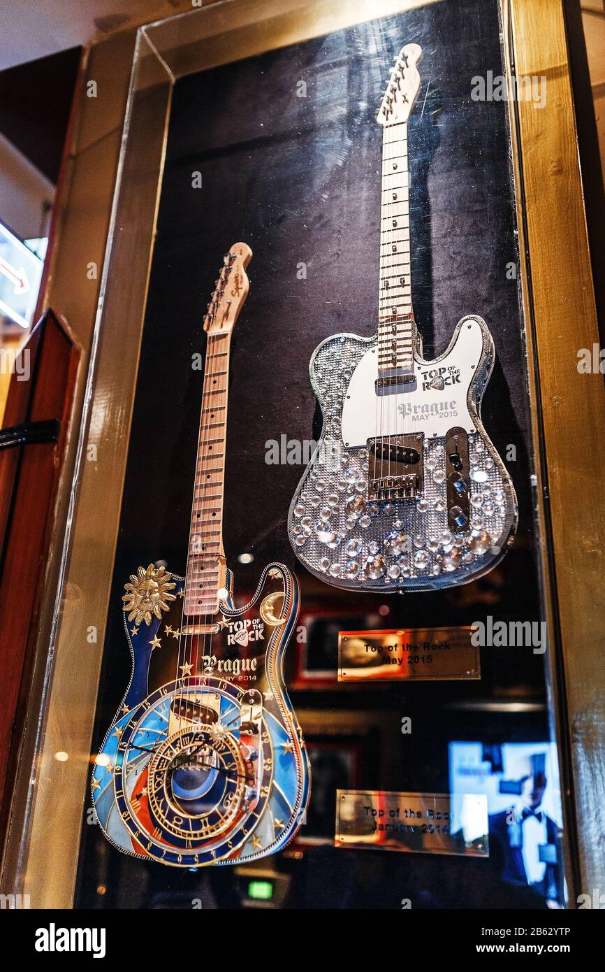PRAGUE, CZECH REPUBLIC - 18 MARCH, 2017: Exhibits of the collection of ...