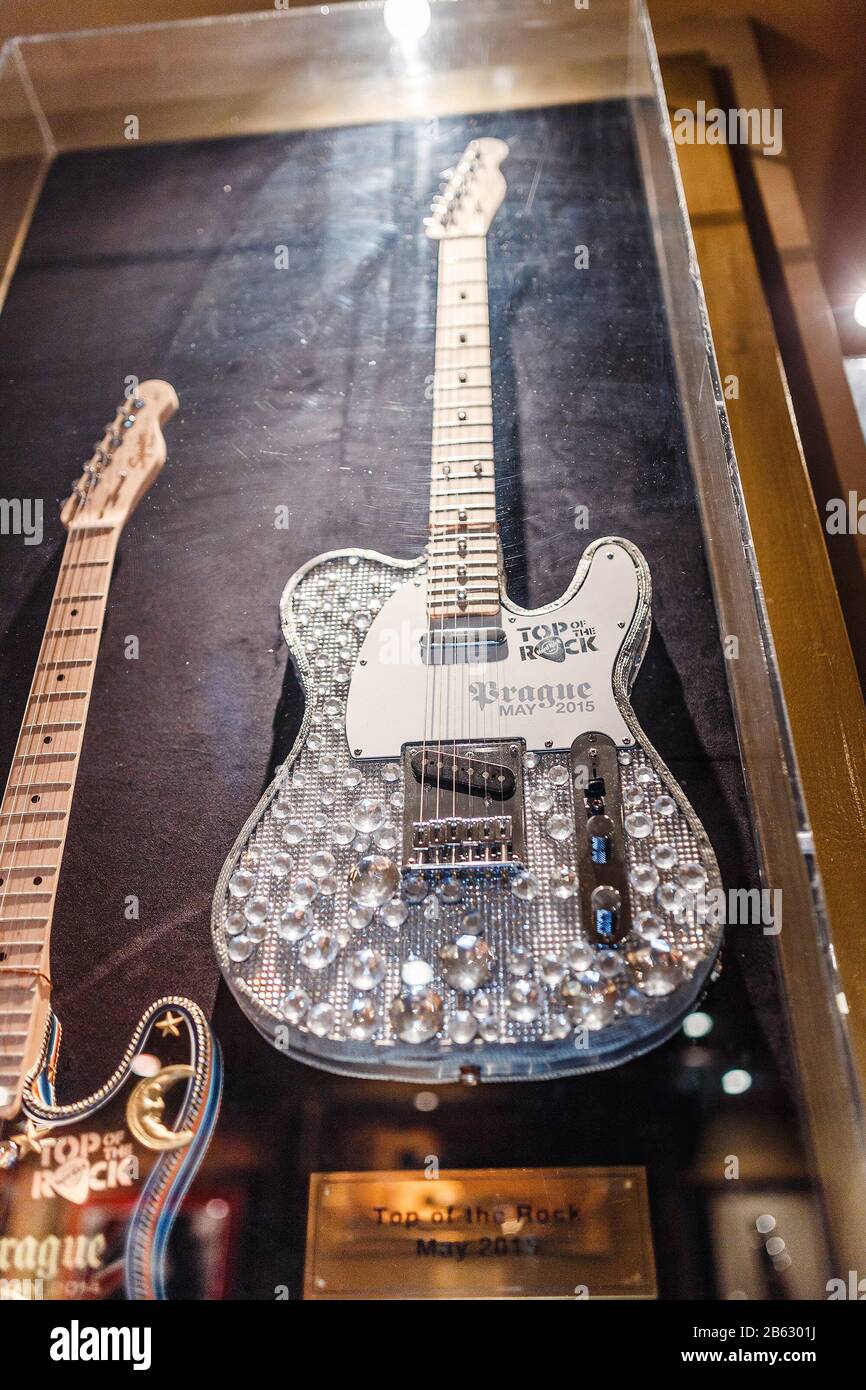 PRAGUE, CZECH REPUBLIC - 18 MARCH, 2017: Exhibits of the collection of ...