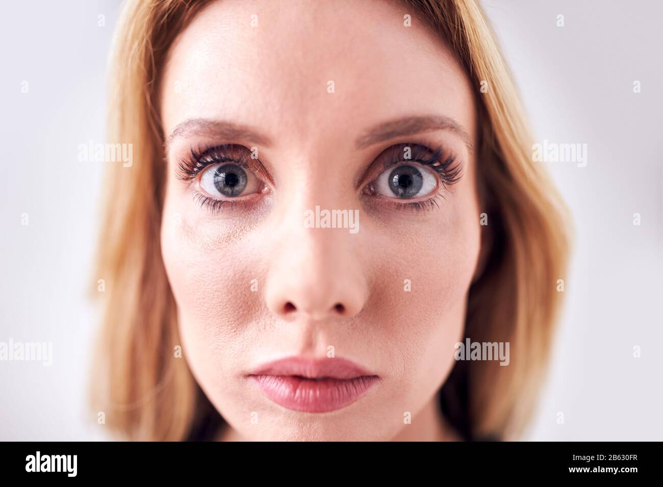 Serious woman in management hi-res stock photography and images - Alamy