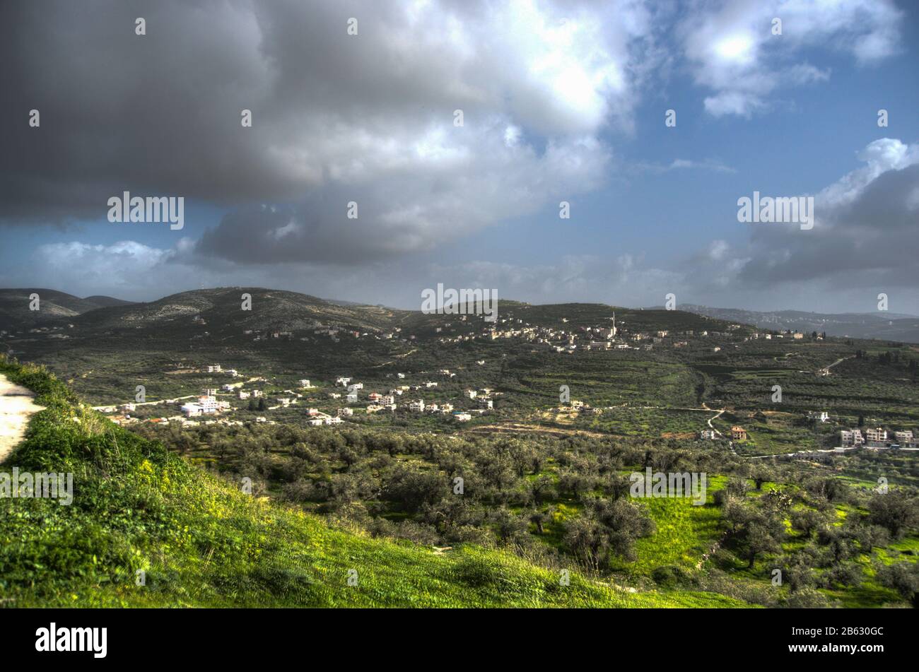 Sebastia ancient israel excavation on palestinian territory Stock Photo ...
