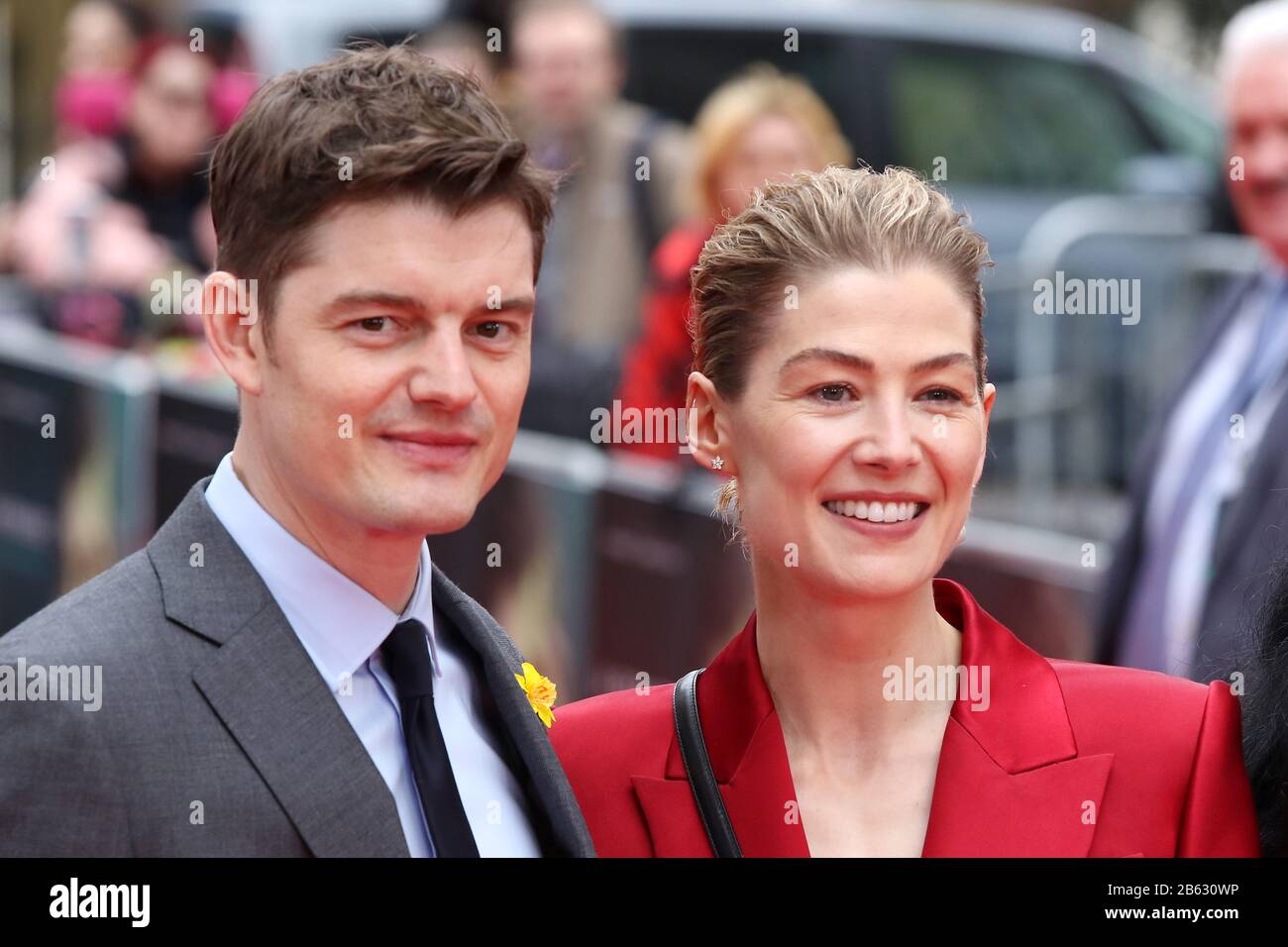 Sam Riley and Rosamund Pike attends UK Premiere of Radioactive at ...