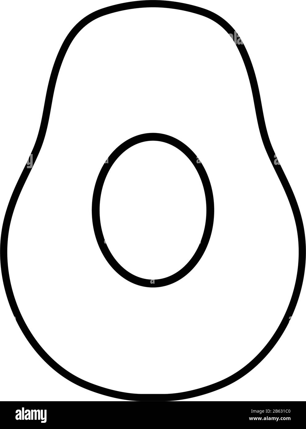 Green avocado leaf color Stock Vector Images - Alamy