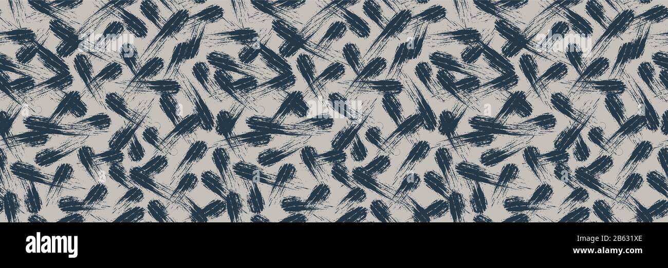 Seamless geometric criss cross vector border pattern. Modern hand drawn ...