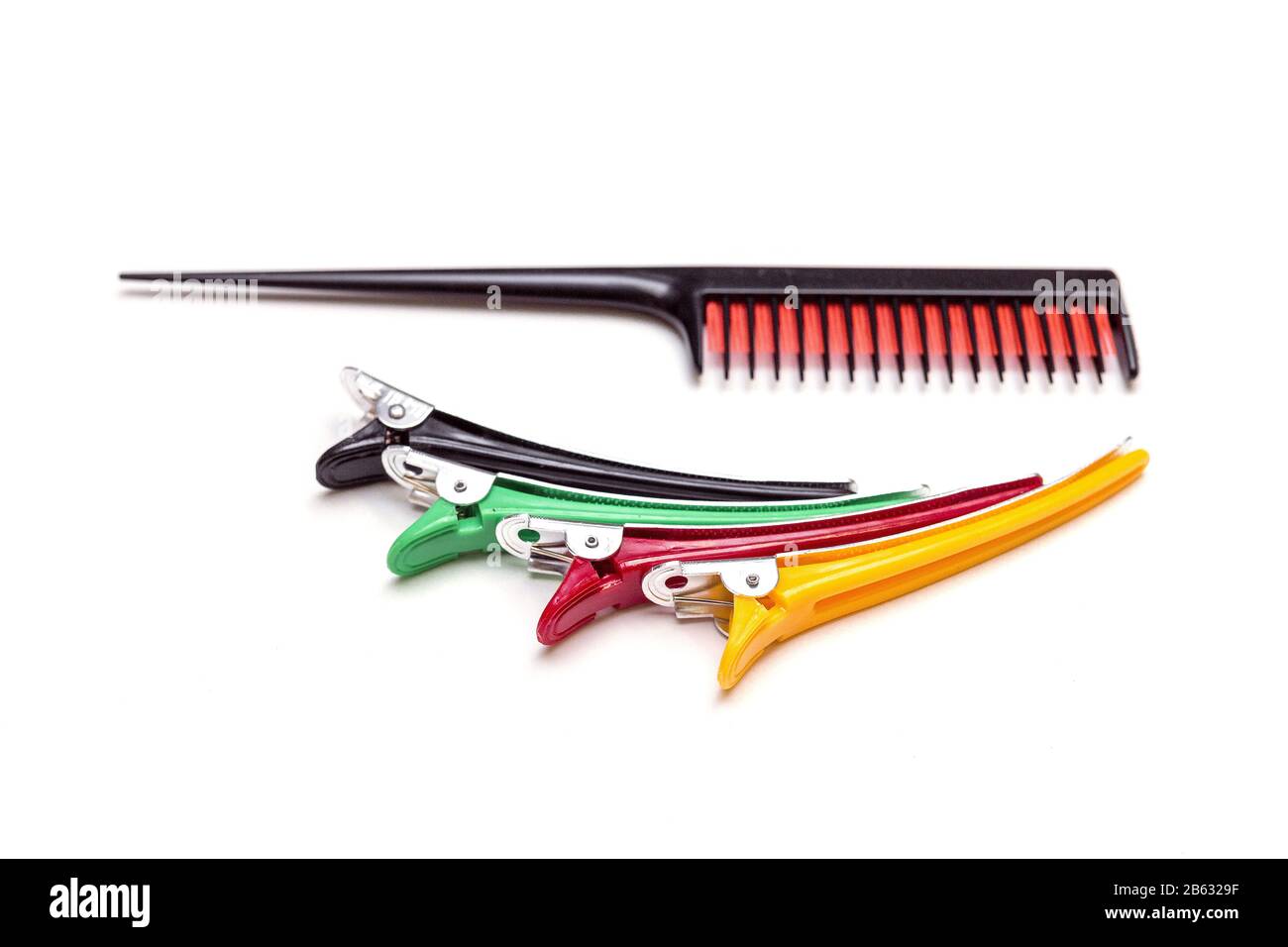 Barber tools comb Cut Out Stock Images & Pictures - Alamy