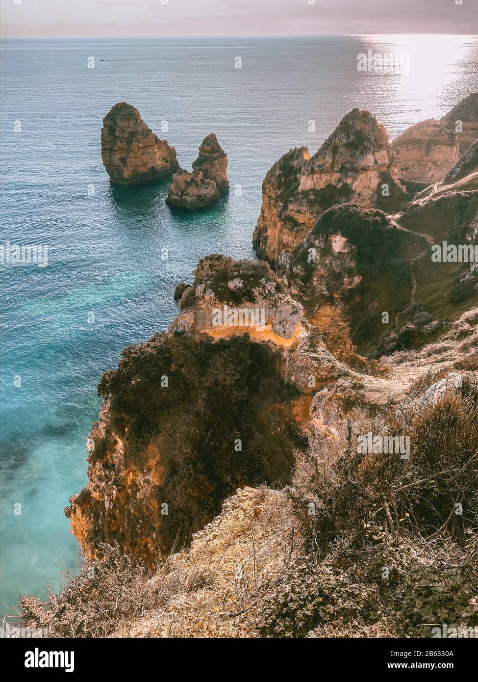 Algarve coast and beaches in Portugal Stock Photo - Alamy