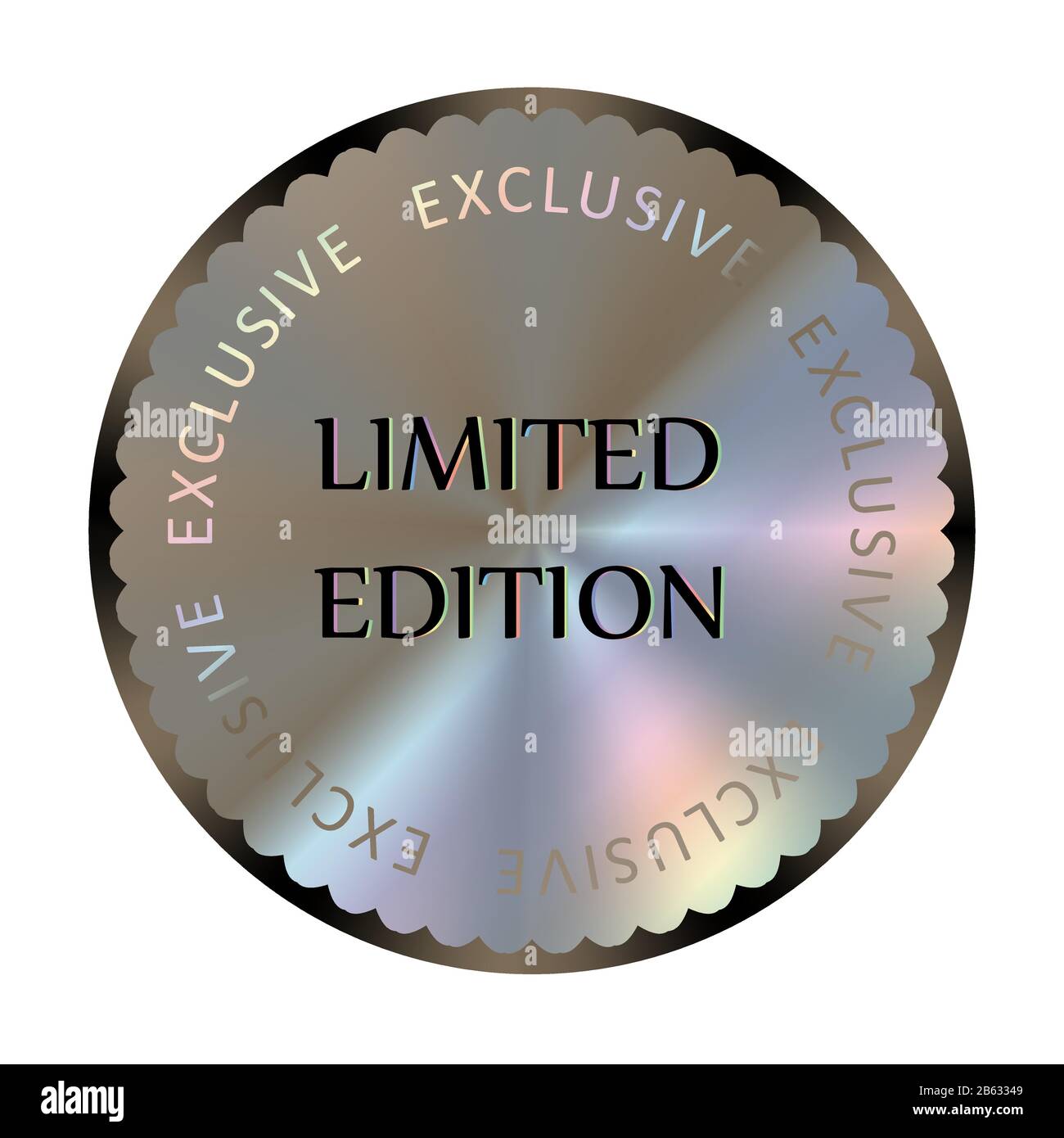 Silver hologram Cut Out Stock Images & Pictures - Alamy