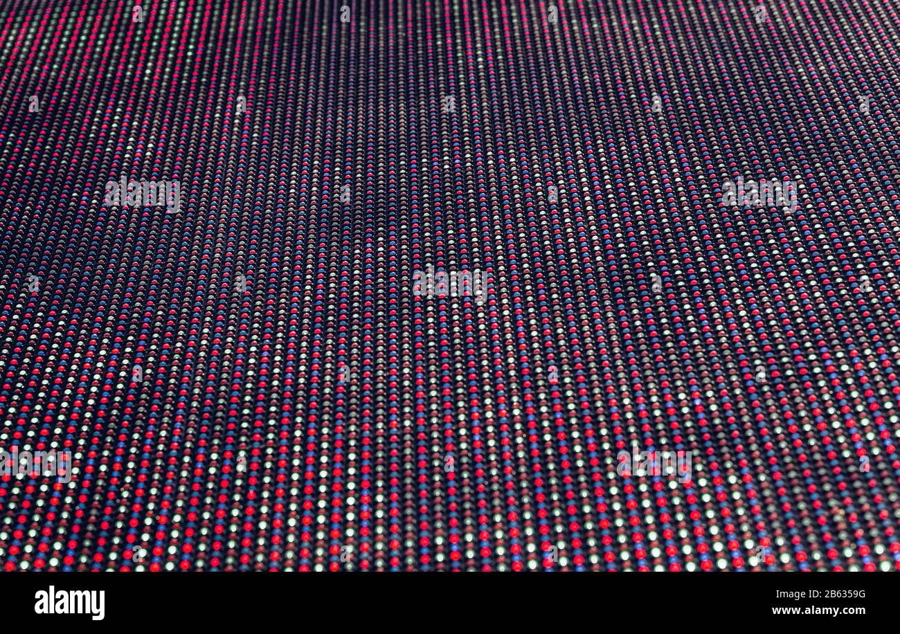 the pixels in a street LED screen Stock Photo - Alamy