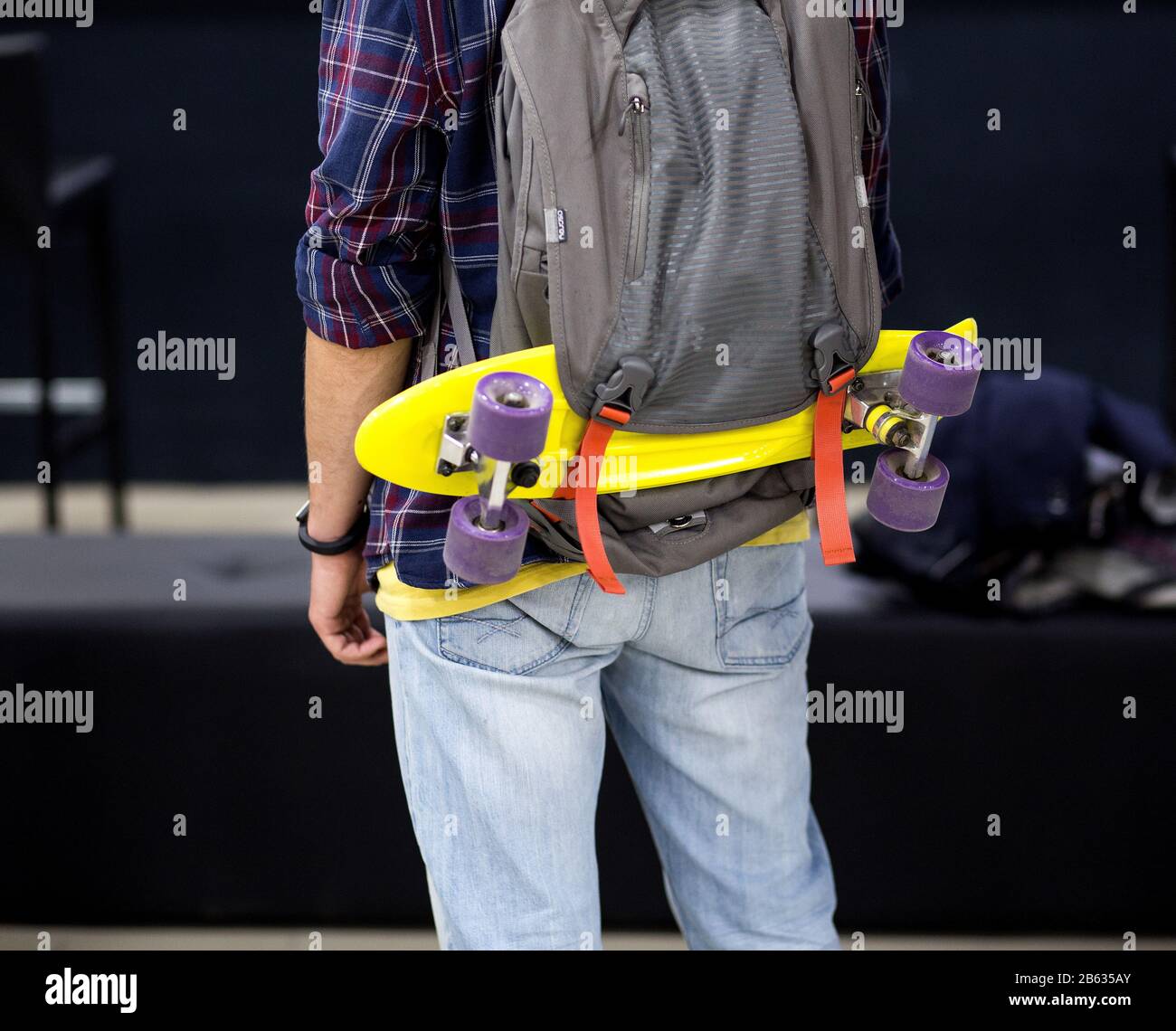 Backpack rear view hi-res stock photography and images - Alamy