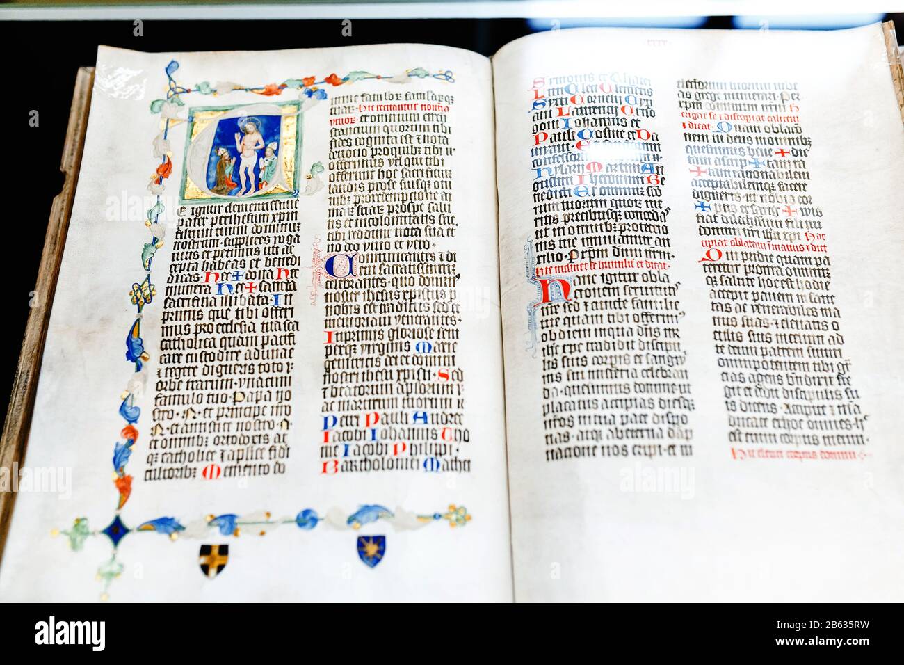 ancient theologic book manuscript Stock Photo - Alamy