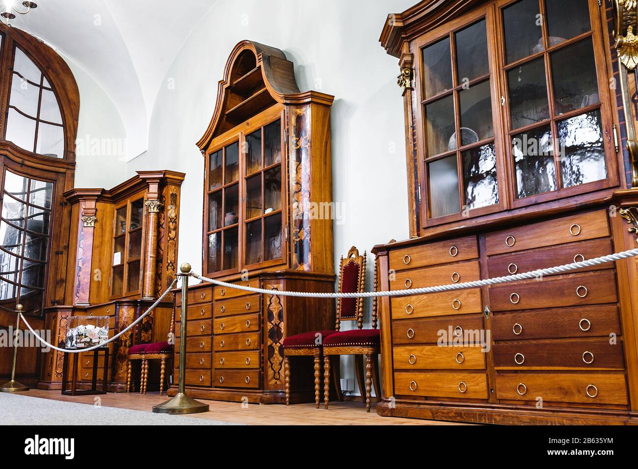 PRAGUE, CZECH REPUBLIC, 19 MARCH 2017: view of the interior of famous ...