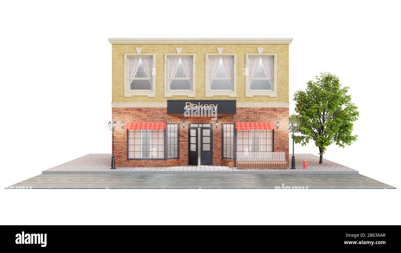 Front view shop exterior design hi-res stock photography and images - Alamy