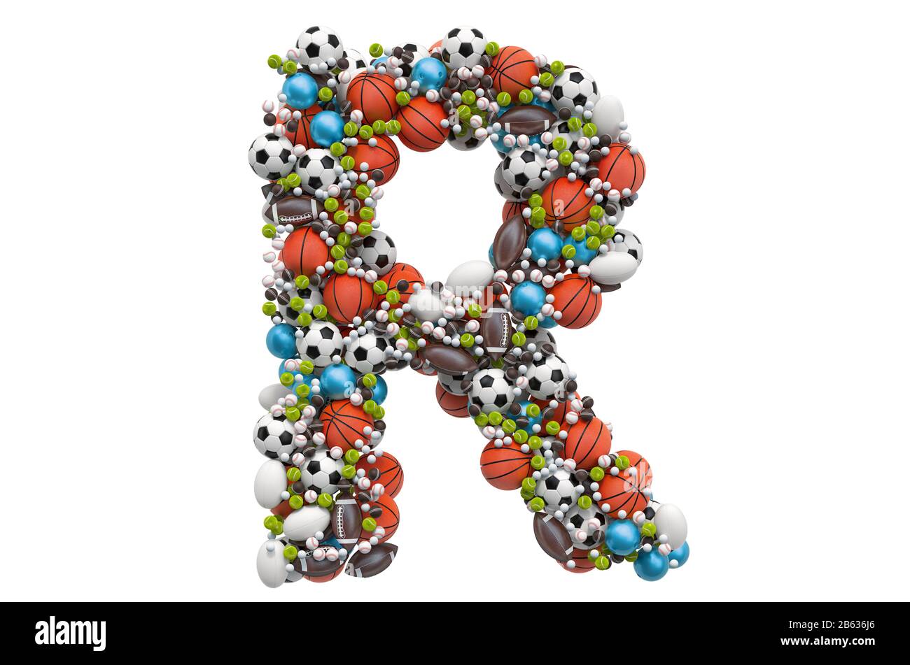 Soccer alphabet capital letter illustration hi-res stock photography ...