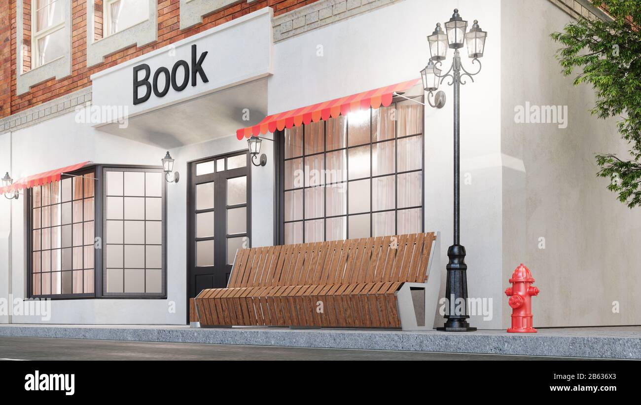 Storefront bookstore awning books hi-res stock photography and images ...