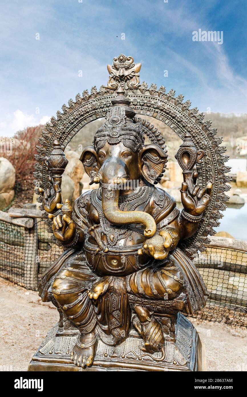 Hindu Elephant God Statue